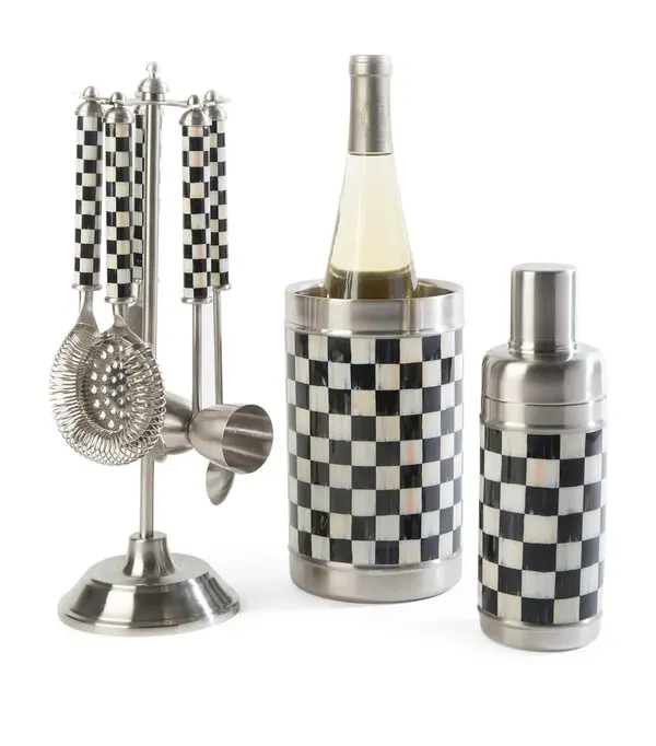 MACKENZIE-CHILDS Courtly Check Cocktail Shaker