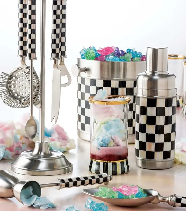MACKENZIE-CHILDS Courtly Check Cocktail Shaker