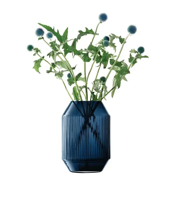 LSA INTERNATIONAL Glass Rotunda Vase - Blue