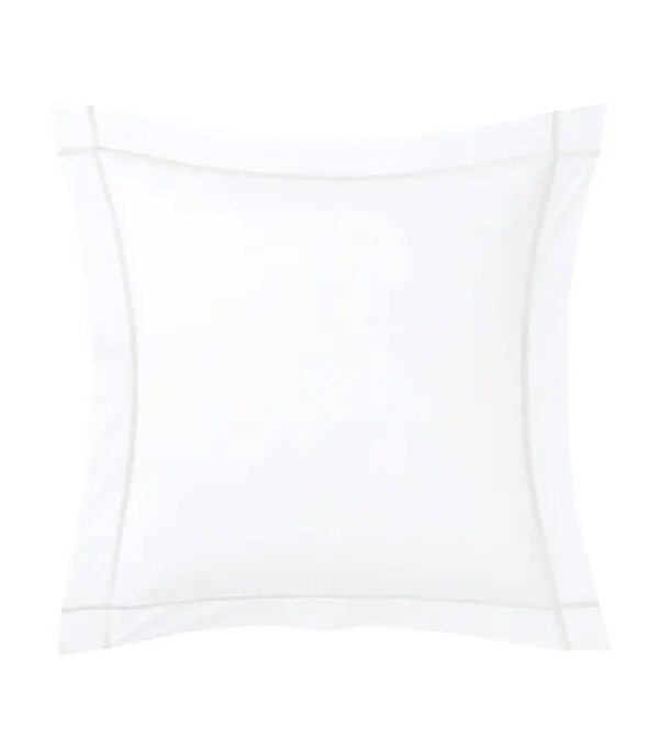 YVES DELORME Athena Blanc Pillowcase