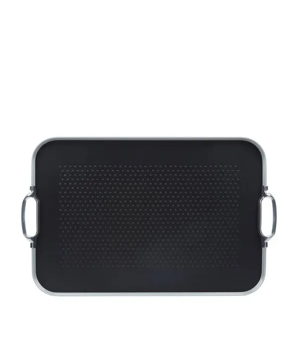 KAYMET Rubber Grip Cut Out Handle Tray