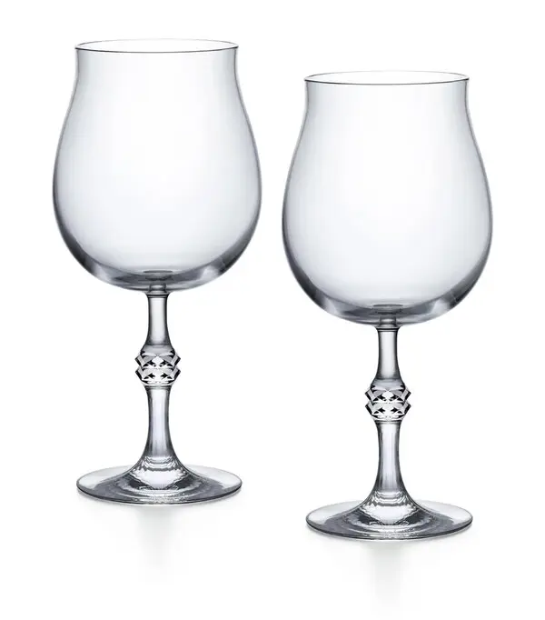 THE MARTHA, BY BACCARAT Set Of 2 Passion Wine Glasses - Clear