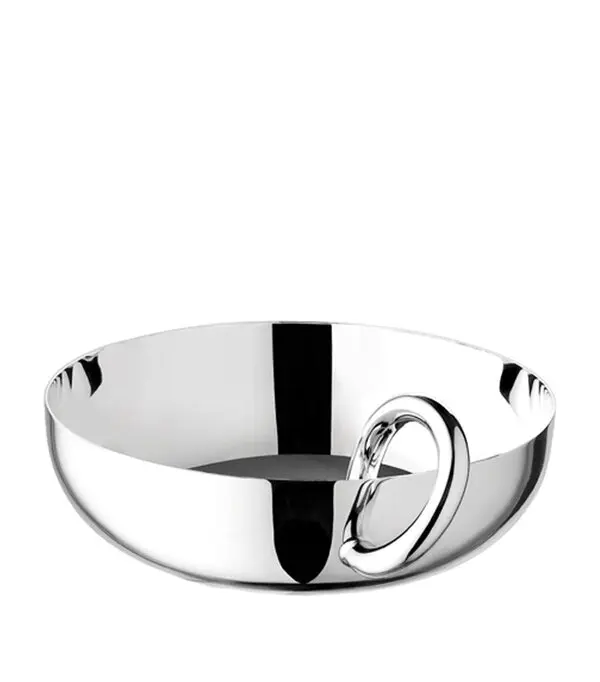 Christofle Vertigo Plated Bangle Bowl - Silver