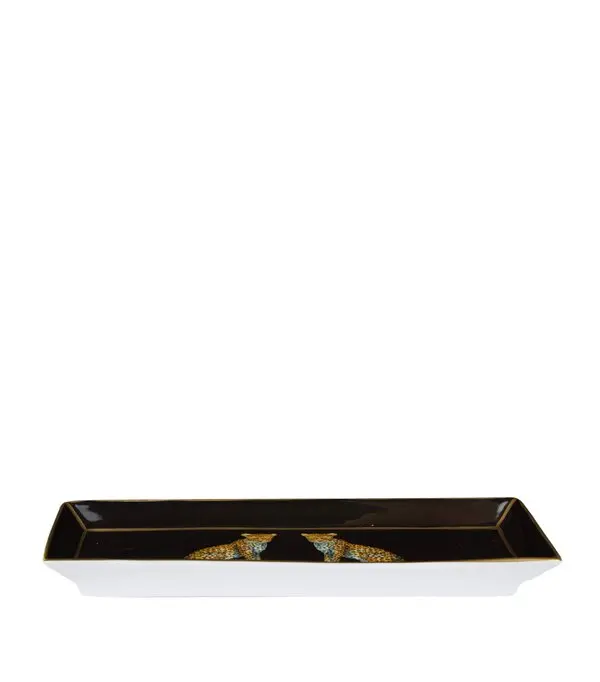 Halcyon Days Leopards Rectangular Tray