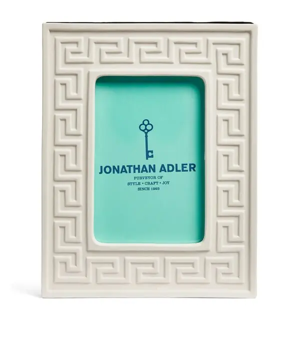 Jonathan Adler Porcelain Charade Photo Frame
