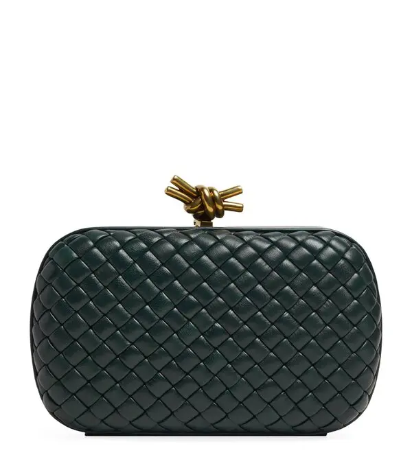 Bottega Veneta Leather Knot Minaudiere Clutch