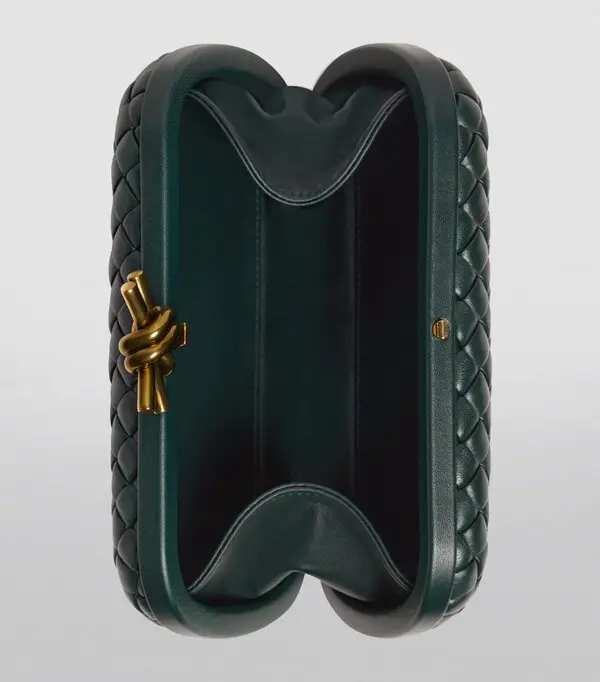 Bottega Veneta Leather Knot Minaudiere Clutch