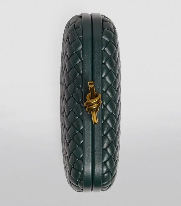 Bottega Veneta Leather Knot Minaudiere Clutch