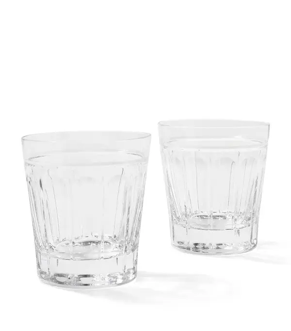 Ralph Lauren Set Of 2 Coraline Double-old-fashioned Glasses - Clear