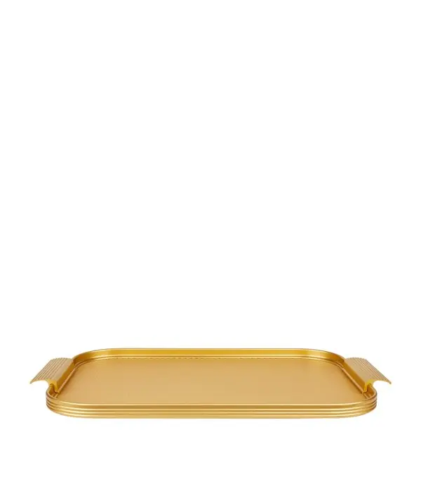 KAYMET Ribbed Serving Tray