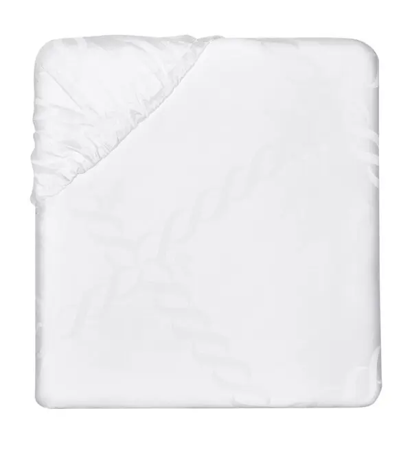 PRATESI Treccia Fitted Sheet - White