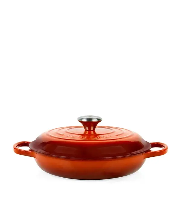 LE CREUSET Cast Iron Shallow Casserole Dish - Pink