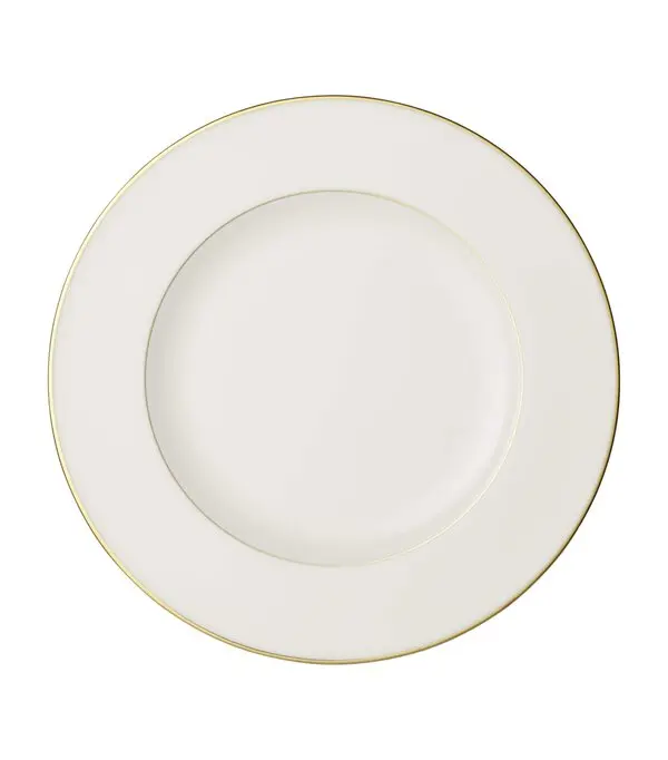 VILLEROY & BOCH Anmut Gold Flat Plate - White