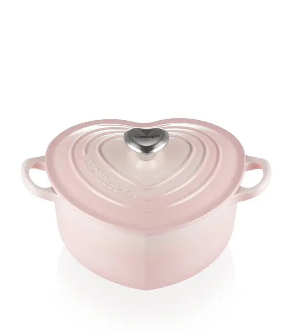 LE CREUSET Cast Iron Heart Casserole Dish - Pink