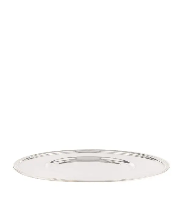GREGGIO Plated Georgian Lay Plate - Silver