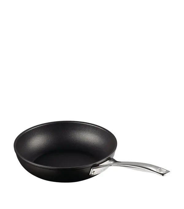 LE CREUSET Toughened Non-stick Aluminium Deep Frying Pan - Black