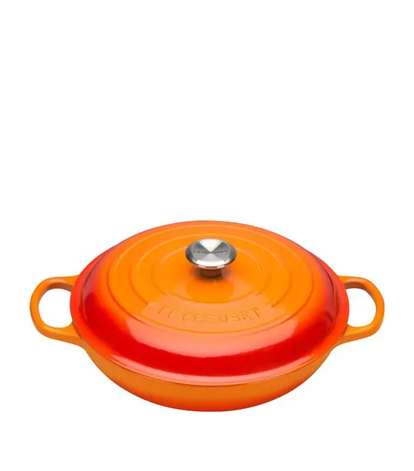 LE CREUSET Cast Iron Shallow Casserole Dish - Volcanic