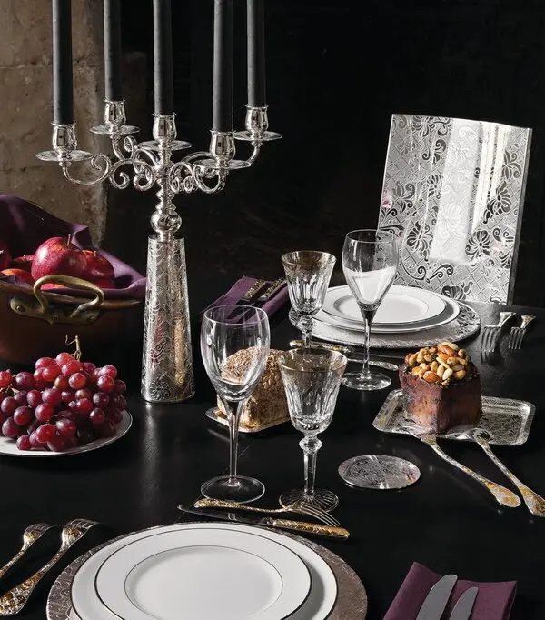 Christofle Jardin D'eden Five-light Candelabra