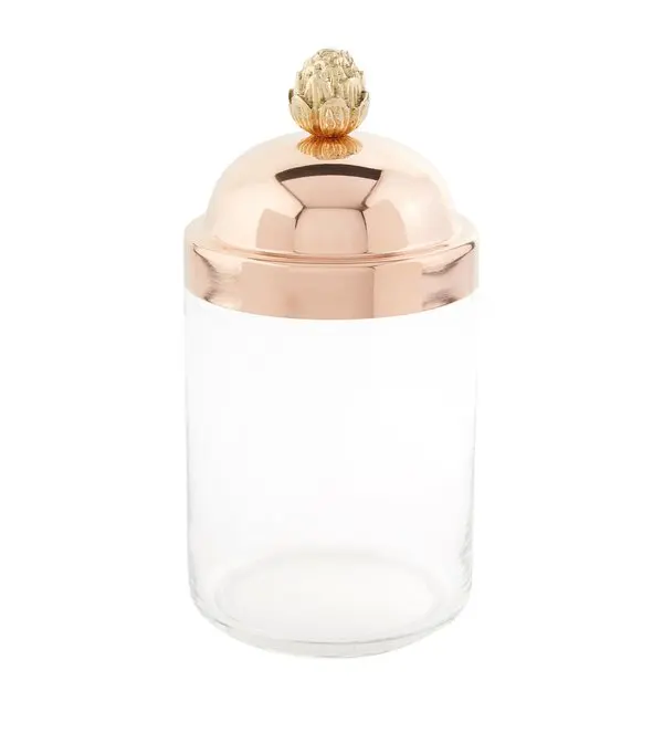 RUFFONI Historia Glass Kitchen Jar - Metallic