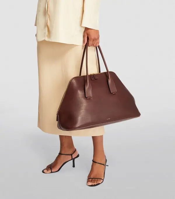 THE ROW Leather Devon Tote Bag