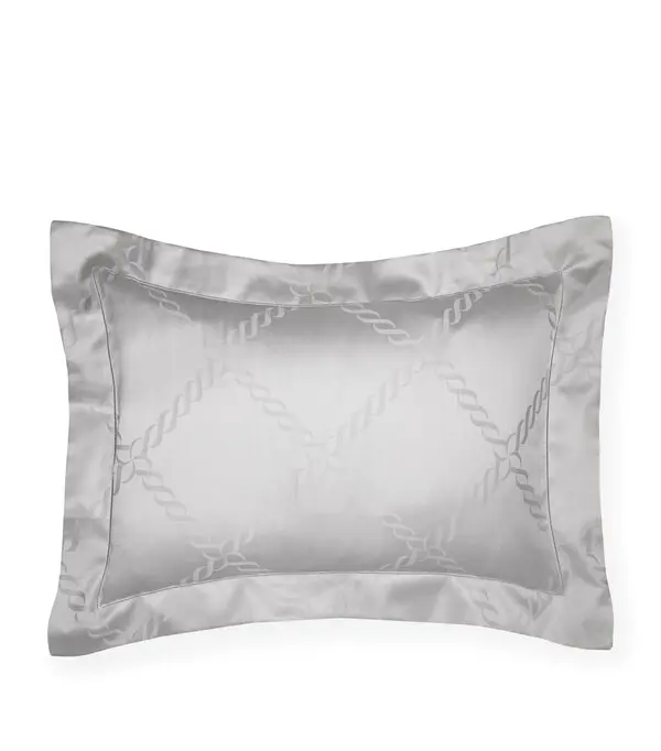 PRATESI Ori Treccia Oxford Pillowcase - Grey