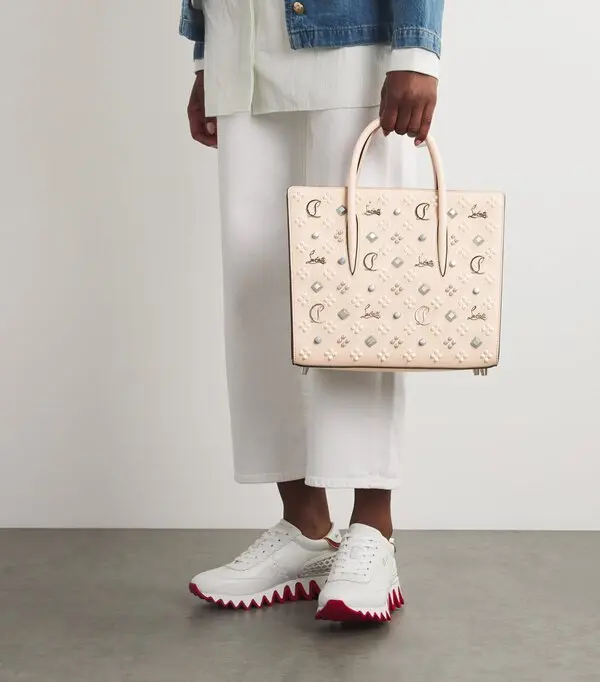 CHRISTIAN LOUBOUTIN Paloma Medium Leather Top-handle Bag - Multi