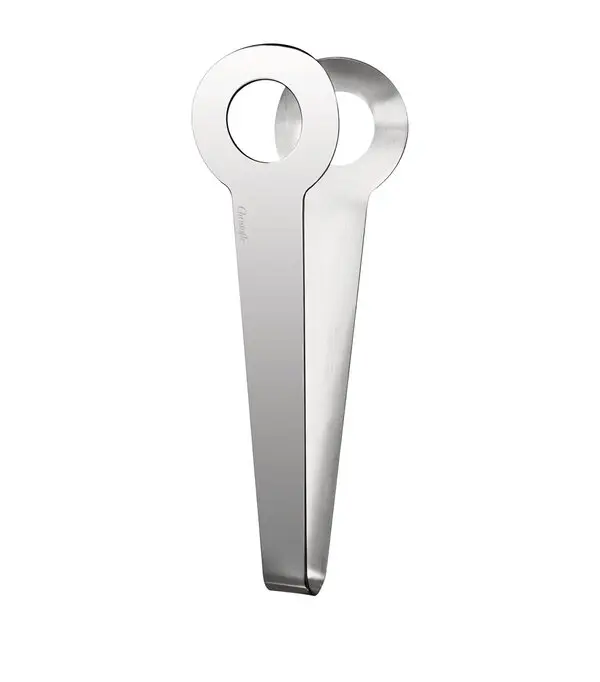 Christofle Stainless Steel Oh De Ice Tongs