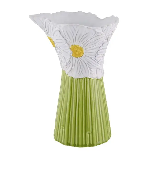 BORDALLO PINHEIRO Maria Floral Pitcher - White