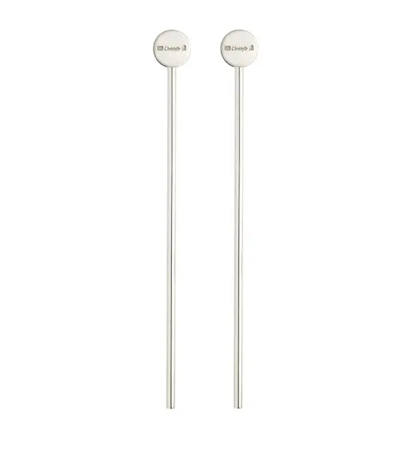 Christofle Plated Uni Cocktail Stirrers - Silver
