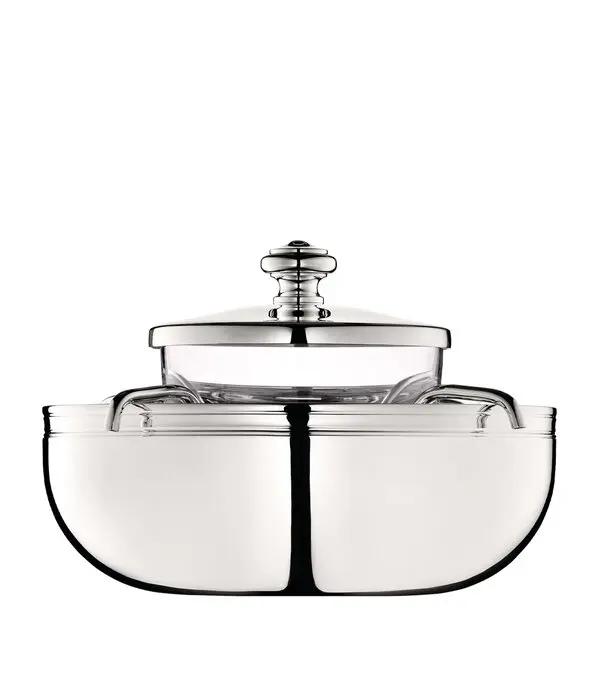Christofle Plated Albi Two-piece Caviar Set - Silver