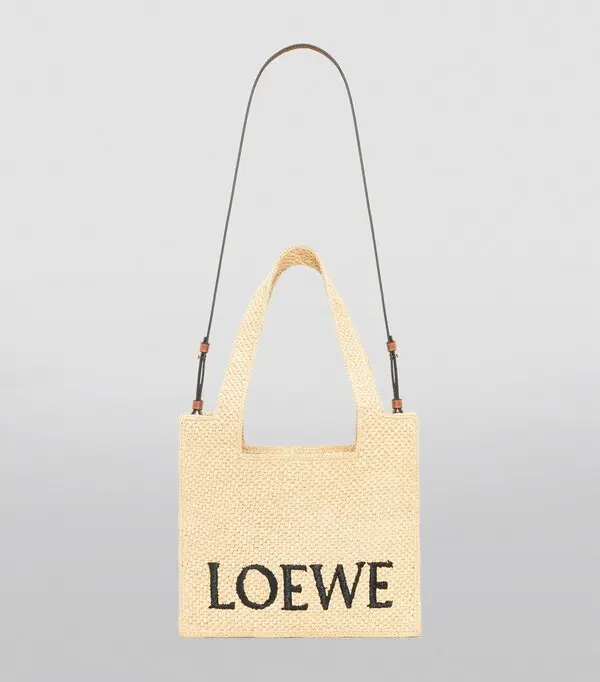 Loewe X Paula's Ibiza Font Medium Tote Bag - Beige