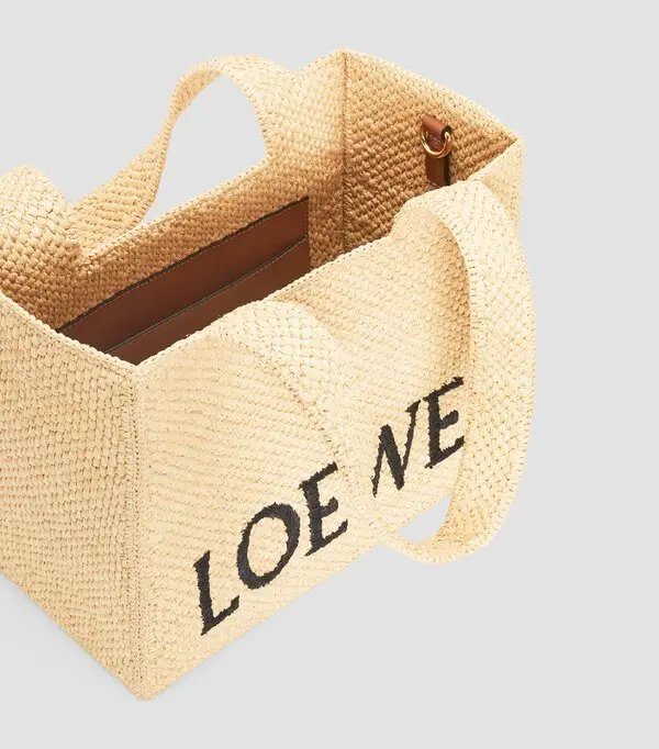 Loewe X Paula's Ibiza Font Medium Tote Bag - Beige