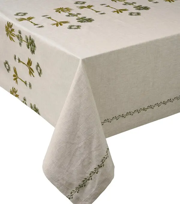 ALEXANDRE TURPAULT Barbade Tablecloth - Beige