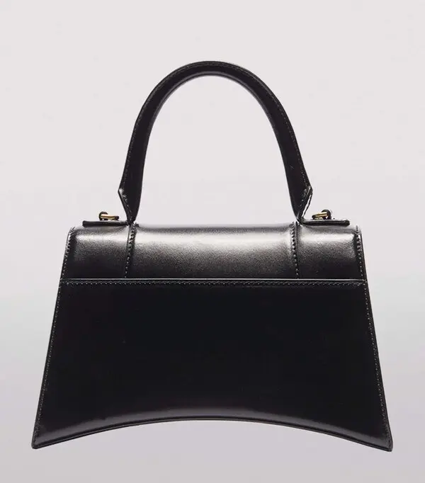 Balenciaga Small Hourglass Top-handle Bag - Black
