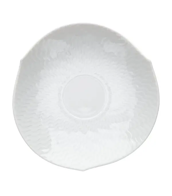MEISSEN Porcelain Waves Relief Espresso Cup And Saucer
