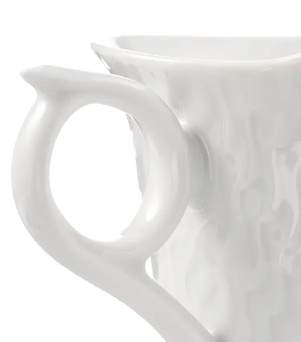 MEISSEN Porcelain Waves Relief Espresso Cup And Saucer