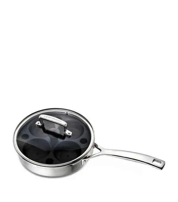 LE CREUSET 3-ply Stainless Steel Sauté Pan With Poaching Insert - Silver
