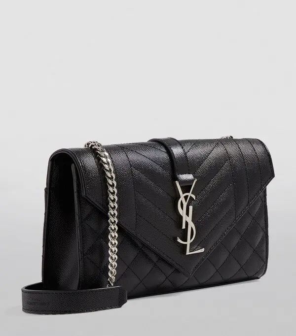 Saint Laurent Small Envelope Matelassé Shoulder Bag