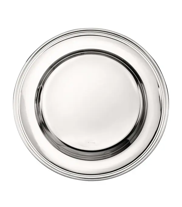 Christofle Plated Albi Round Platter