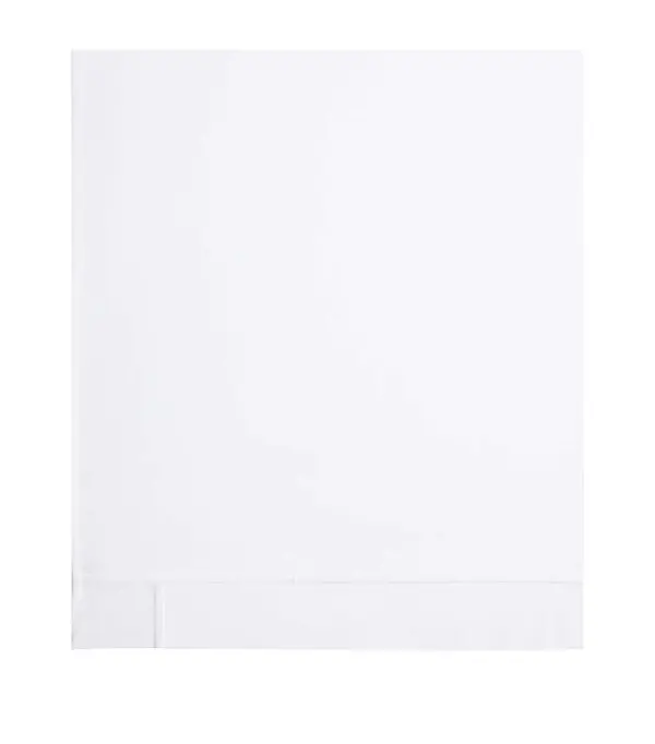 YVES DELORME Athena Blanc Flat Sheet