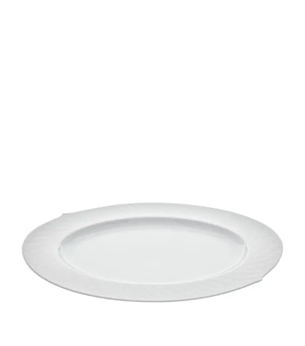 MEISSEN Porcelain Waves Relief Oval Serving Platter