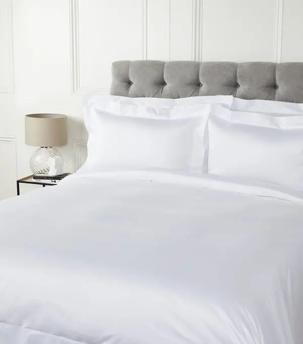 CELSO DE LEMOS Bourdon Duvet Cover - White