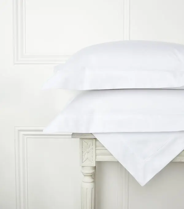 CELSO DE LEMOS Bourdon Duvet Cover - White