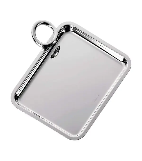 Christofle Plated Veritgo Tray - Silver