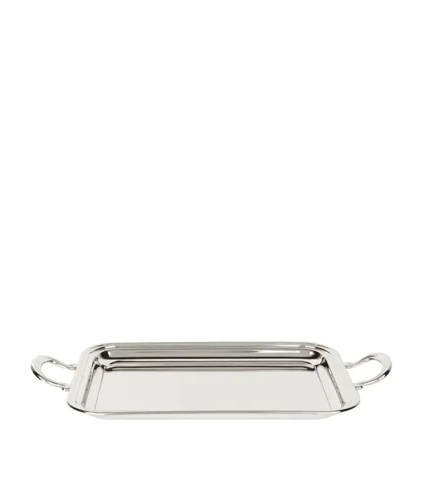 GREGGIO Plated Georgian Rectangular Tray With Handles
