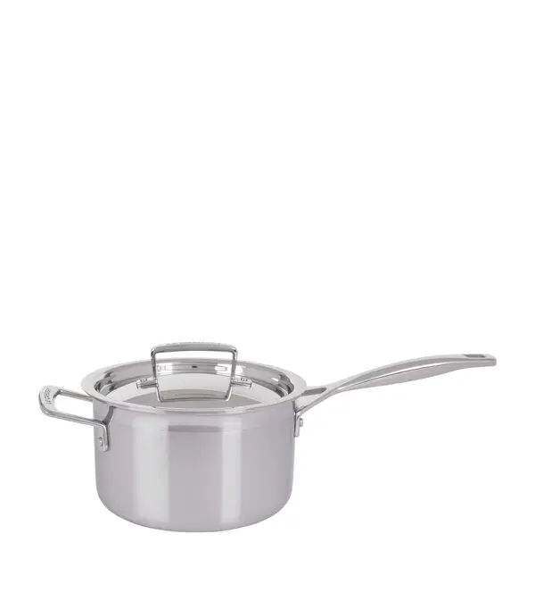 LE CREUSET 3-ply Stainless Steel Saucepan - Silver