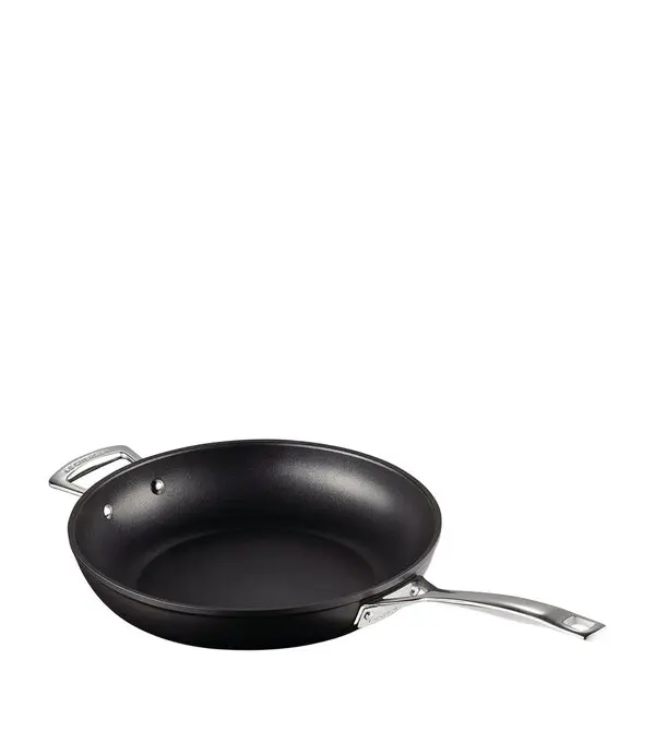 LE CREUSET Toughened Non-stick Deep Frying Pan - Black