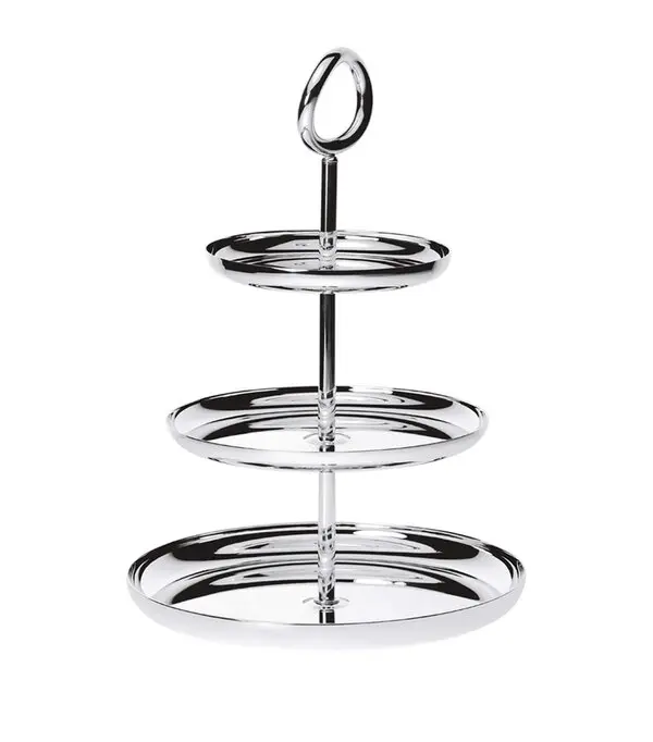 Christofle Vertigo Plated Dessert Stand - Silver