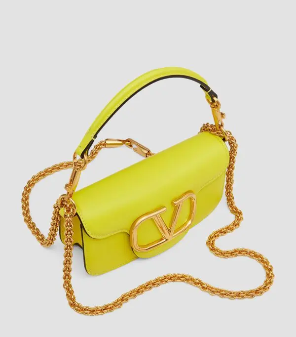Valentino Garavani Leather Locó Top-handle Bag