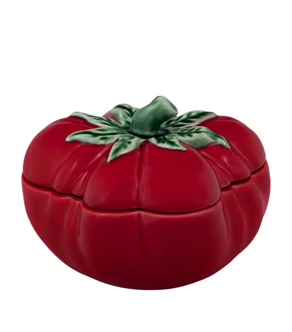 BORDALLO PINHEIRO Lidded Tomato Bowl - Red